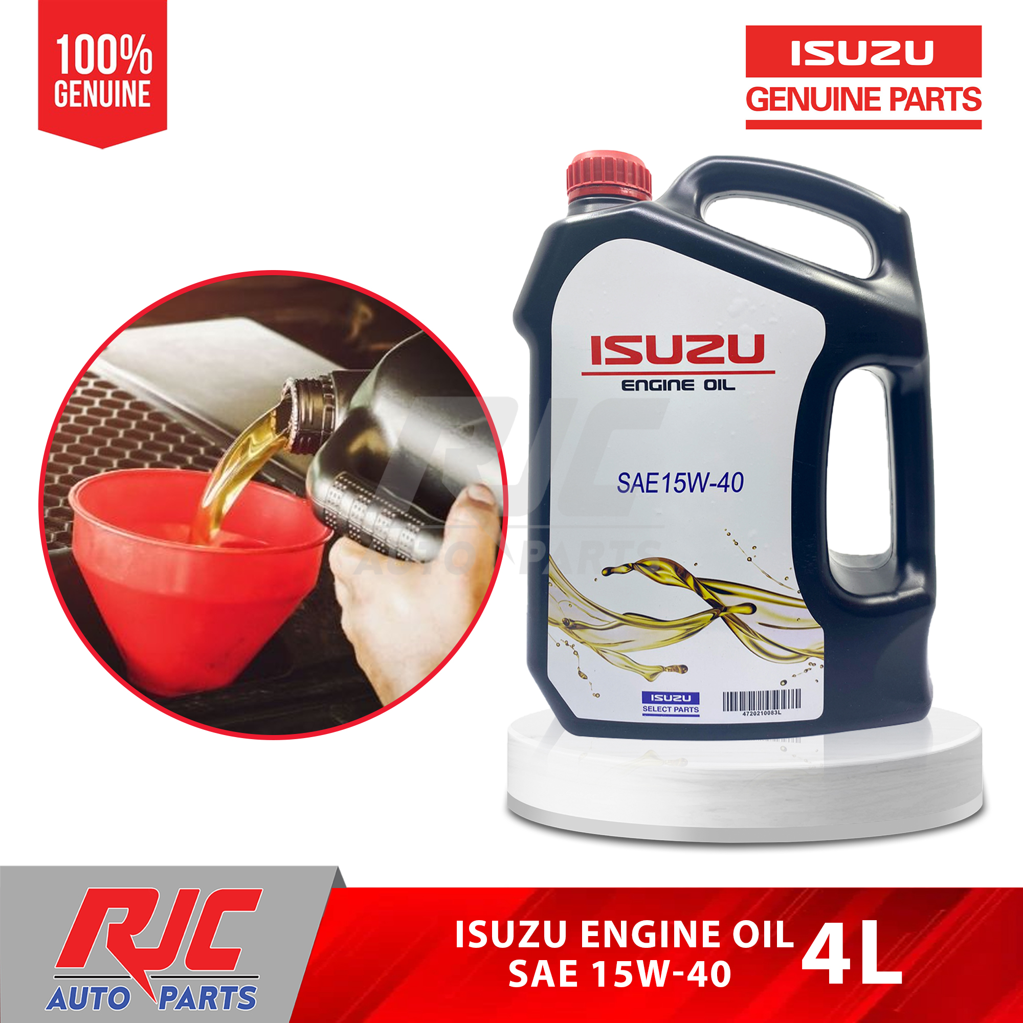 Isuzu Genuine Diesel Engine Oil Api CI - 4 SAE 15W-40 15w40 4720210083L ...