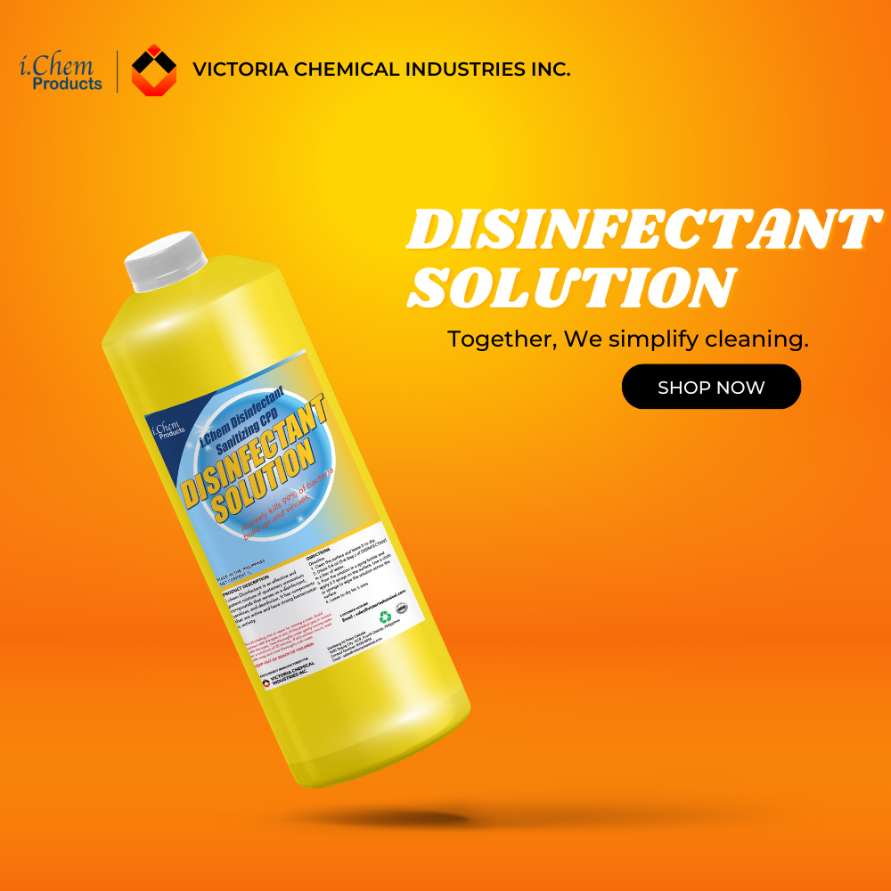ICHEM PRODUCTS DISINFECTANT SOLUTION LITER (ALL PURPOSE DISINFECTANT ...