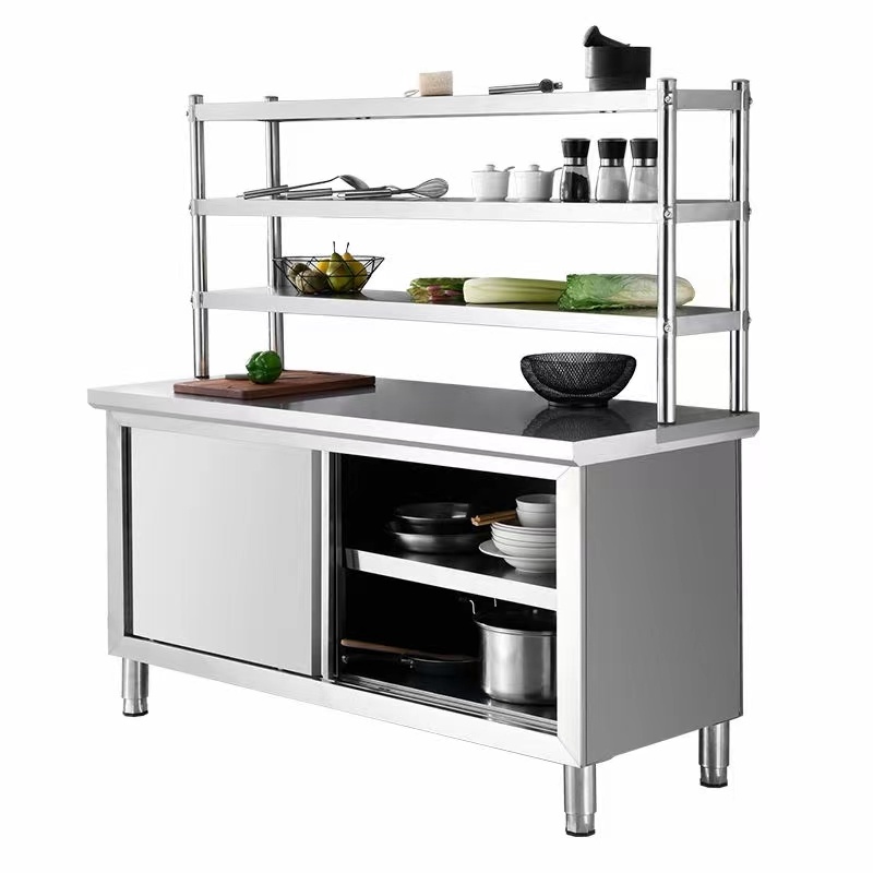 kitchen workbench dining table 304 stainless steel heavy duty kitchen ...