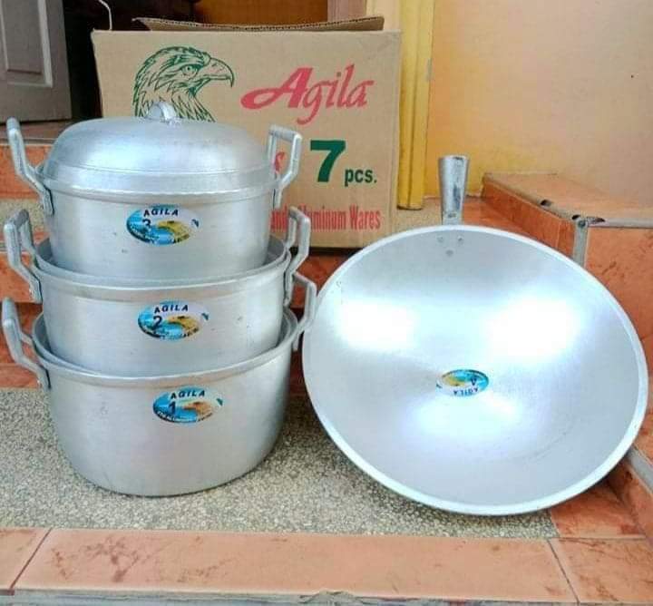 KALDERO SET EXTRA 7PCS ( 1,2,3 KAWA) ALUMINIUM HEAVY DUTY | Lazada PH