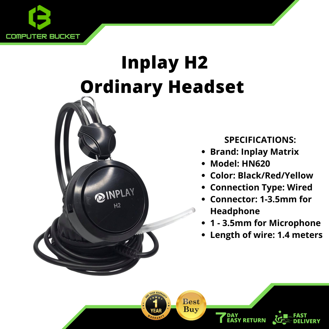 INPLAY H2 HEADSET Gaming Headset | Lazada PH