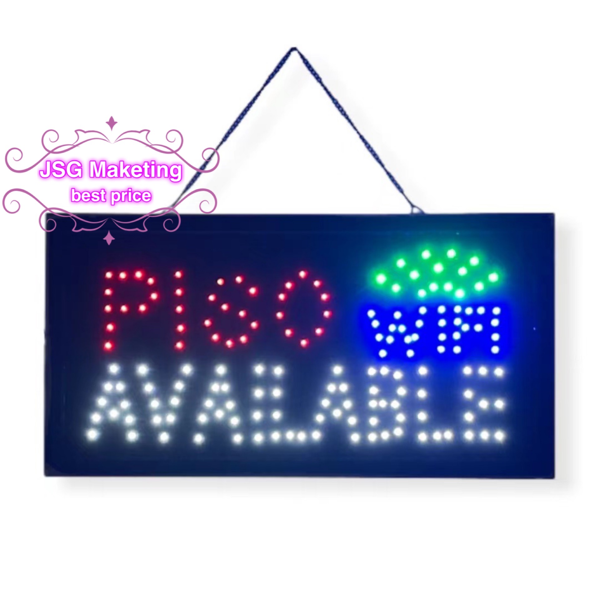 LED SIGN "PISO WIFI AVAILABLE '' （Small-Large) | Lazada PH