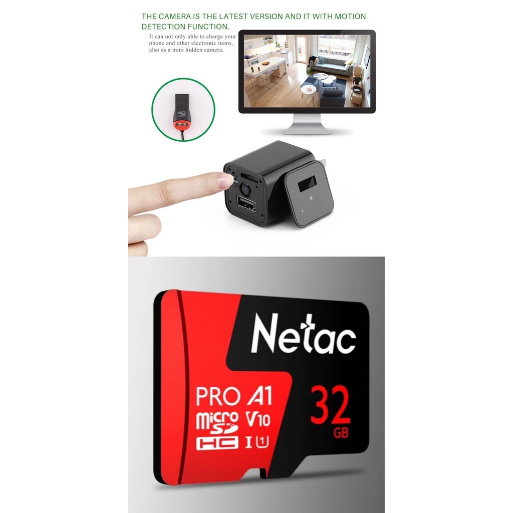 Full HD 1080P Wireless Hidden Cameras-Video Recording Mini Spy Camera ...