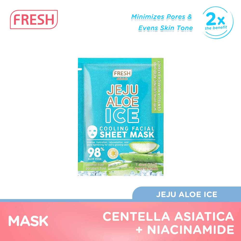 Fresh Skinlab Jeju Aloe Ice Cooling Facial Sheet Mask | Lazada PH