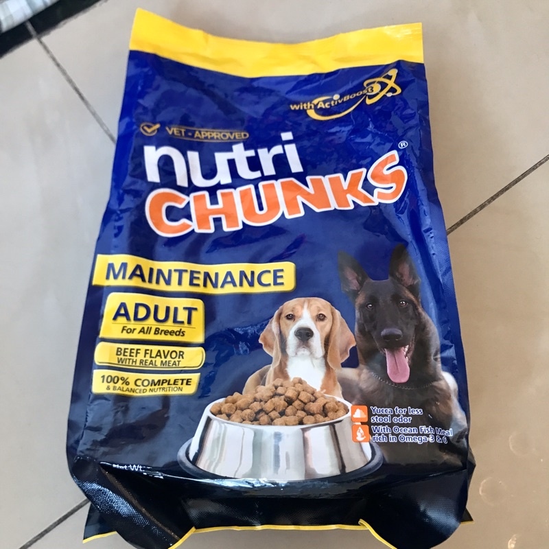 Nutri Chunks 1.3kg Original Packaging - Coatshine Optimum Adult ...
