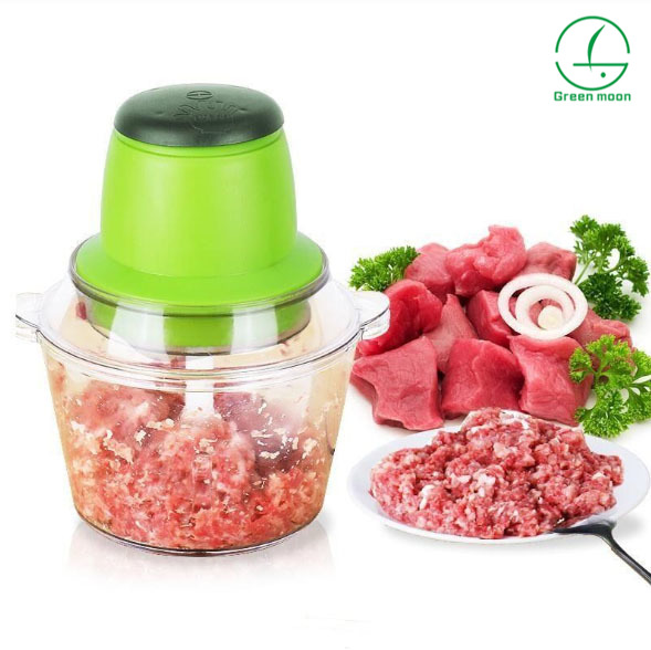 Green Moon 2L Multifunction Electric Kitchen Chopper Shredder Food Meat ...