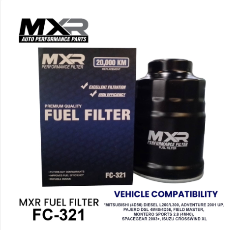 MXR FUEL FILTER FOR MITSUBISHI 4D56 DIESEL L200/L300 | Lazada PH