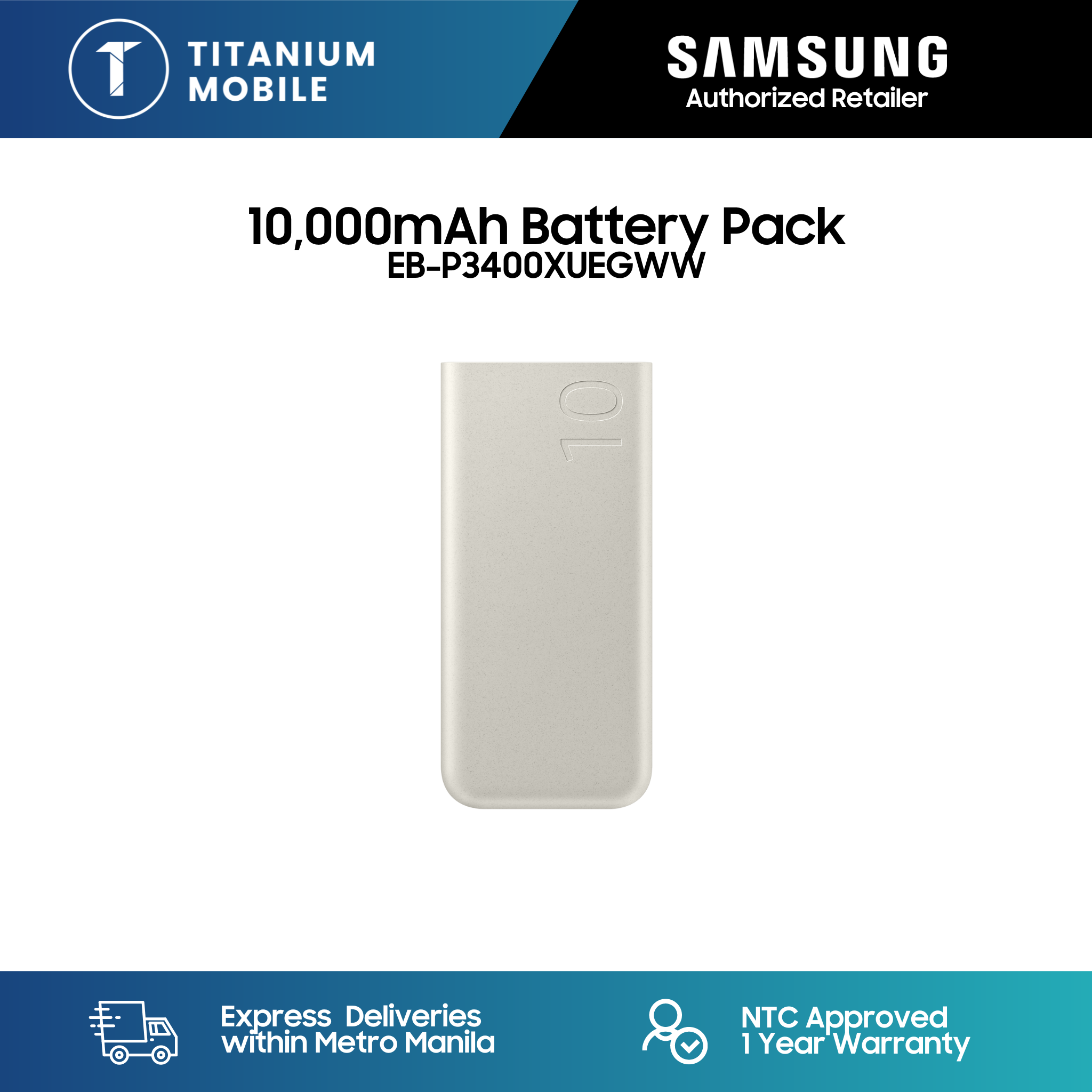 Samsung 10,000mAh Type C Battery Pack / Powerbank (2023) | Lazada PH