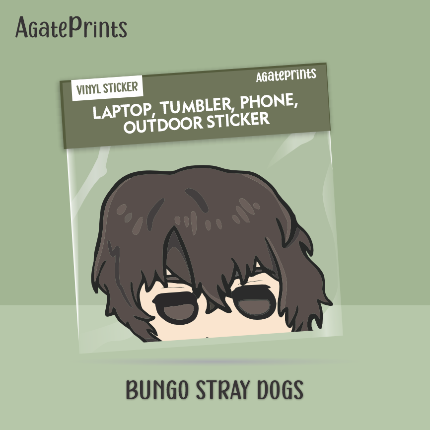 Doppo Kunikida Bungo Stray Dogs Chibi Half Body Peeking Stickers ...