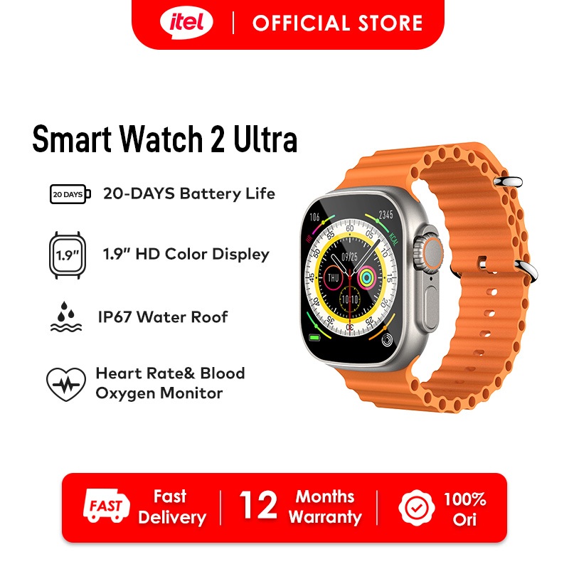 Itel ISW-12U Smart Watch 2 Ultra | Health & Sleep Monitoring | WhatsApp ...