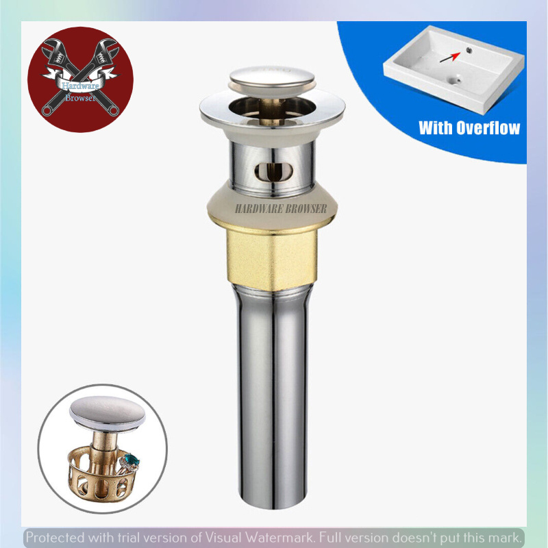 1007 1PCS SUS304 Pop Up Push Type The Water Wash Basin Sink Deodorant ...