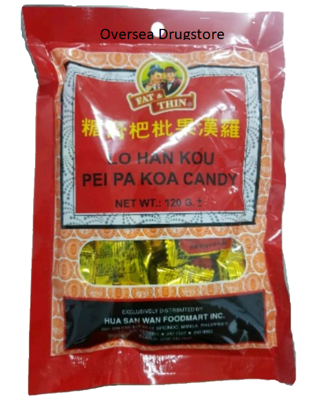 Fat and Thin Lo Han Kou Pei Pa Koa Candy 120g | Lazada PH