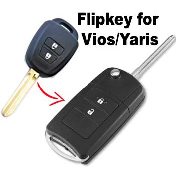Toyota Vios flipkey conversion case with logo | Lazada PH