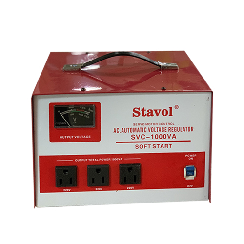 Stavol AVR SVC-1000VA 1000VA Multi Purpose Soft Start Automatic Voltage ...