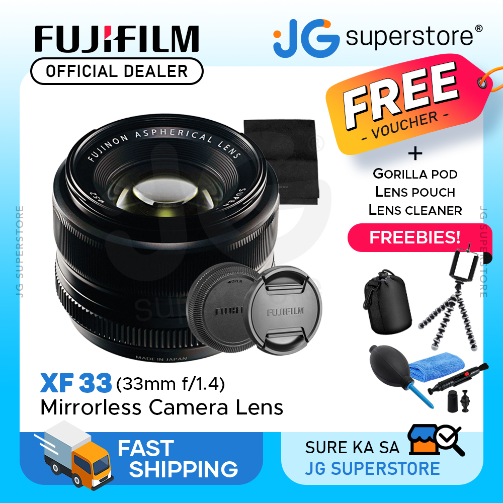 Fujifilm Fujinon XF 33mm f/1.4 R LM WR X-Mount Mirrorless Camera Lens ...