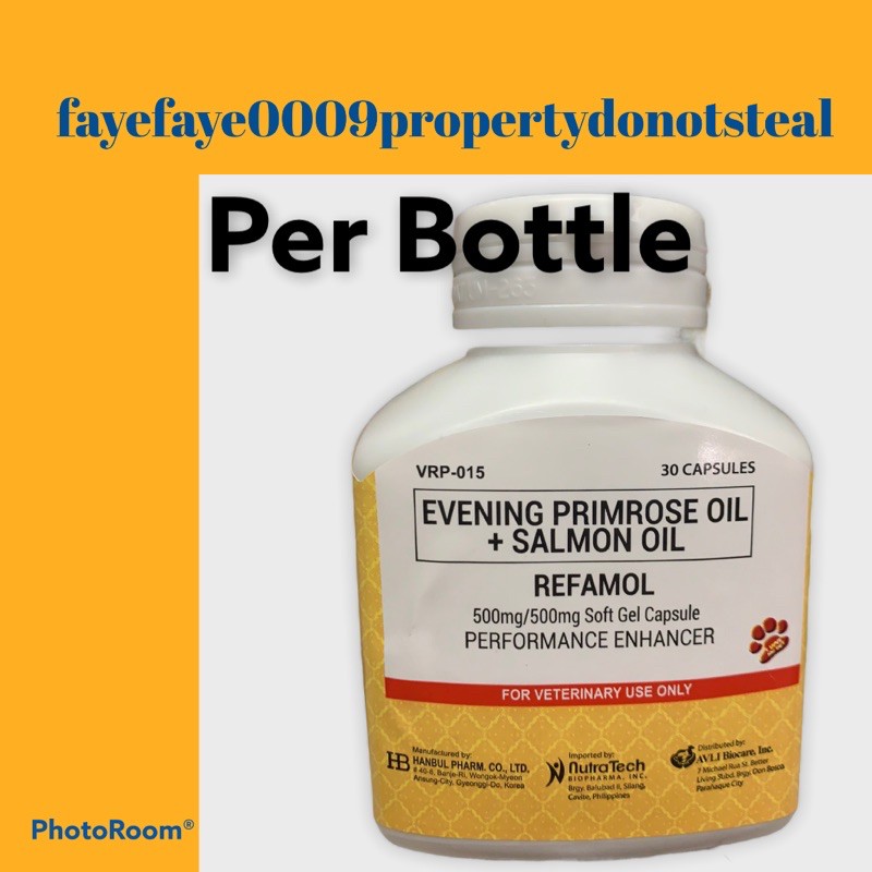 Refamol Evening primrose oil - salmon oil 30 capsules | Lazada PH