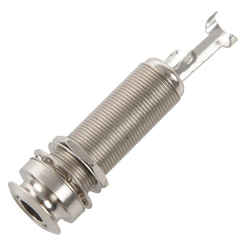 10PCS Guitar Pickup Endpin Output Jack Nickel Strap Lock Chrome - DSDG ...