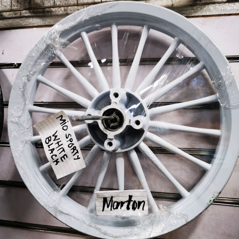 MOTORCYCLE MAGS SET FOR YAMAHA MIO SPORTY (WHITE/BLACK) | Lazada PH