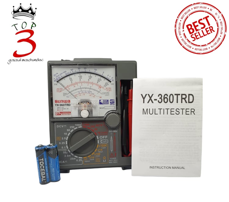 Sunwa Analog Multitester YX-360TRD | Lazada PH
