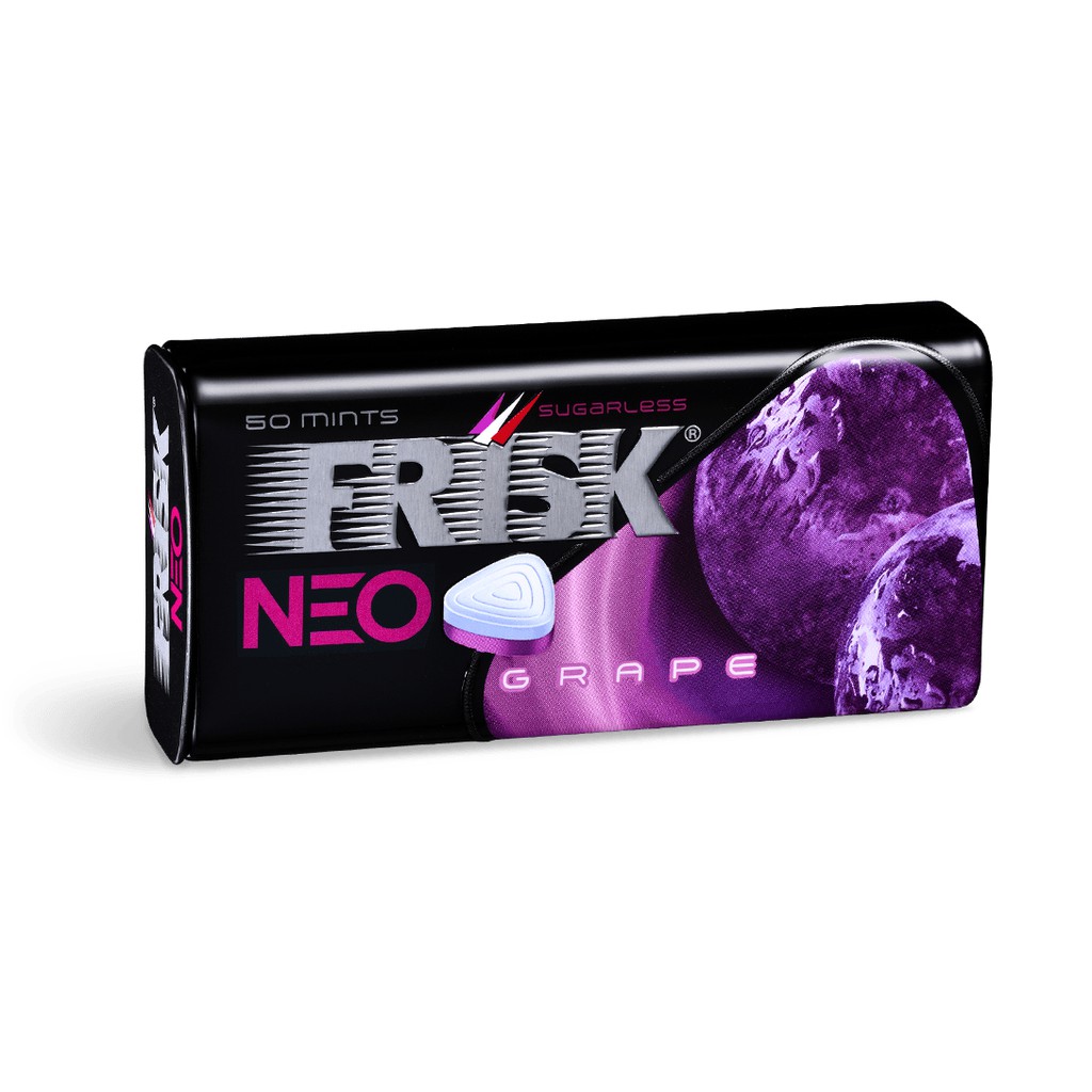 ♣FRISK Neo Mint Tablets (50 Triangular bi-colored Mints) Made in Japan ...