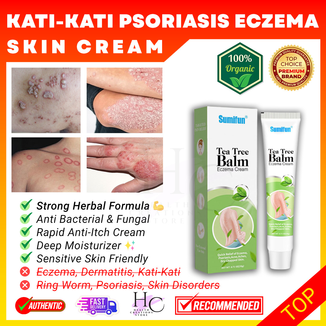 [ COD ] SUMIFUN Tea Tree Gamot Sa Kati Kati Sa Balat Ointment For Itchy ...