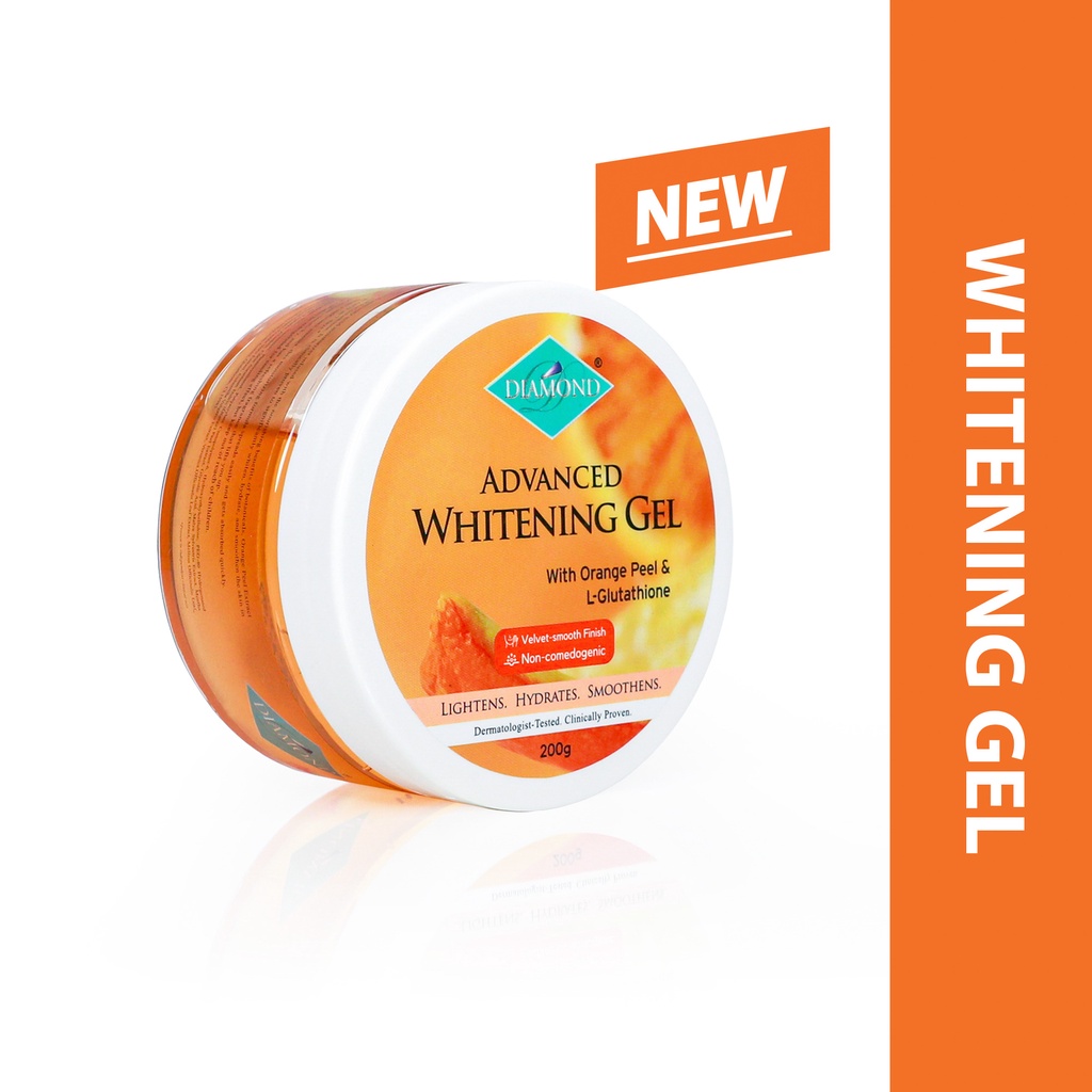 Diamond Advanced Whitening Gel 200g with Orange Peel and L Glutathione ...
