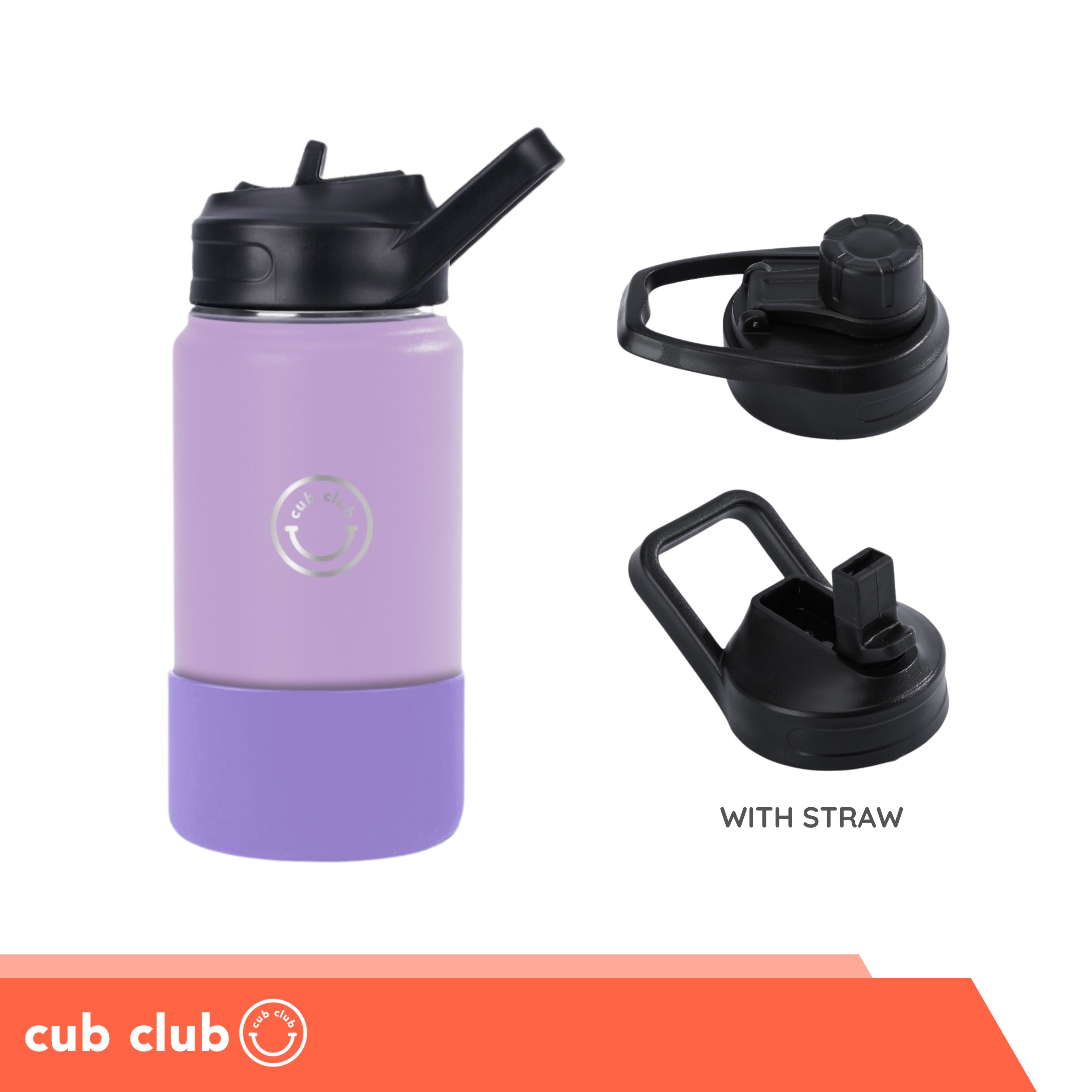 Cub Club 12 oz Kids Vacuum Insulated Stainless Steel Jug Water Flask ...