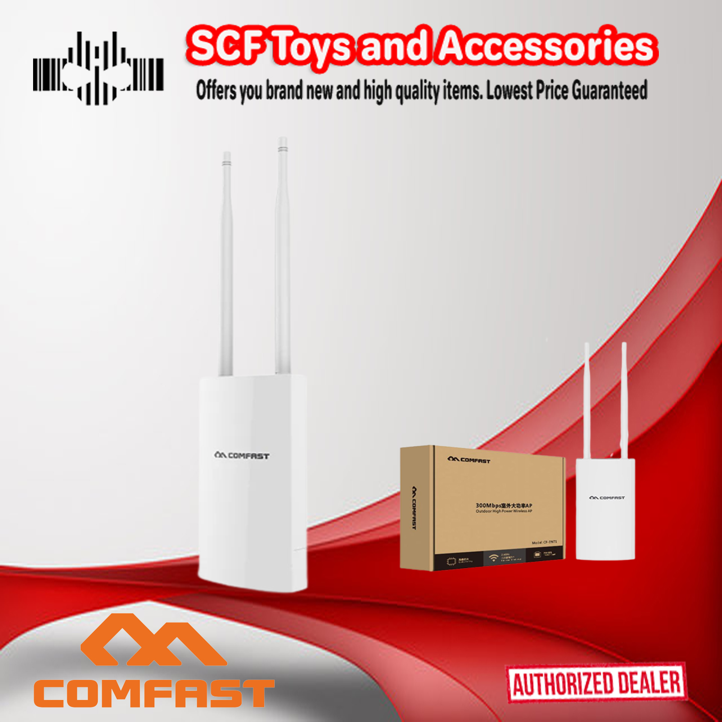 COMFAST CF-EW71 300Mbps Wireless AP Base Station High Power WIFI ...