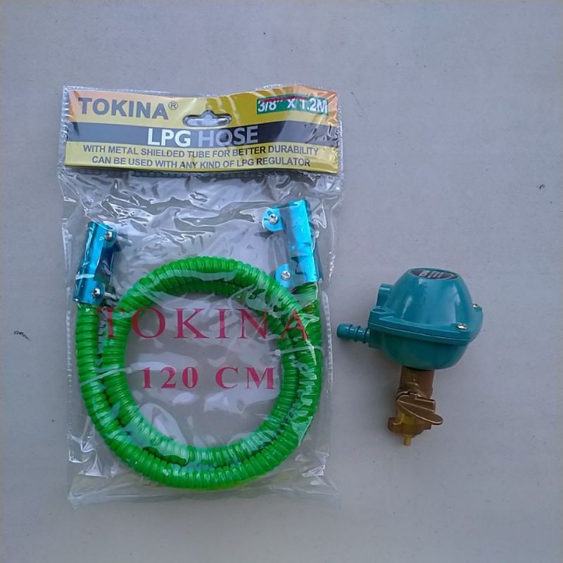 Tokina Gas Regulator and LPG Hose Bundle for Solane / Shellane LPG ...