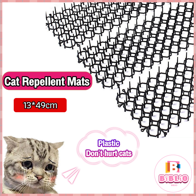 BIBLIO Cat Spikes Deterrent Mat Cat Repellent Mats Indoor Outdoor Anti ...