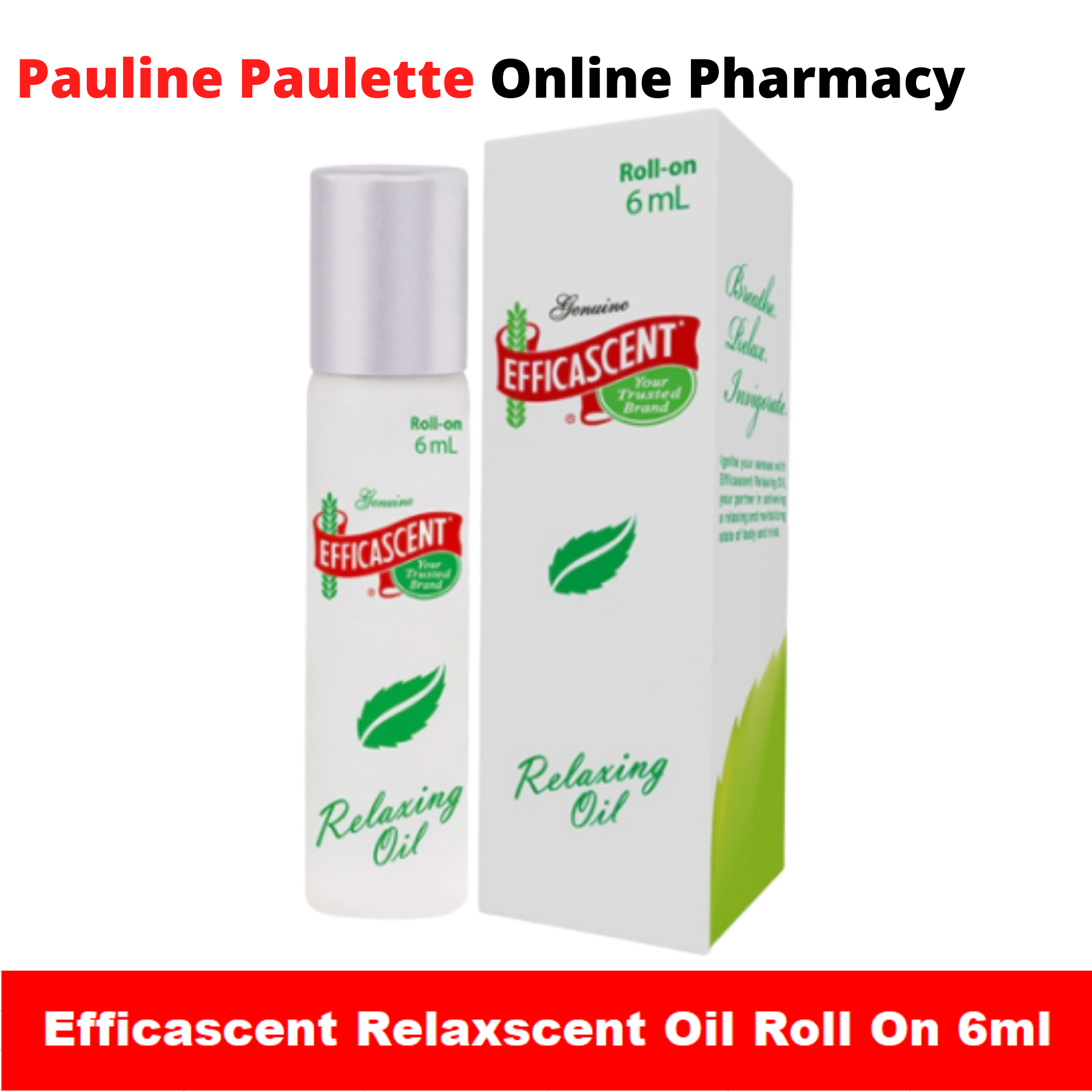 Efficascent Relaxscent Oil Roll On 6ml | Lazada PH