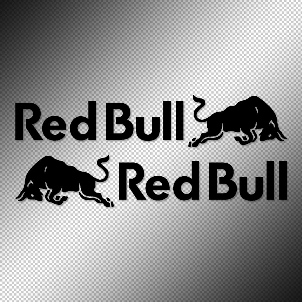 (2X) Red Bull Redbull Stickers | Weather Proof Die-cut decals | Decals ...