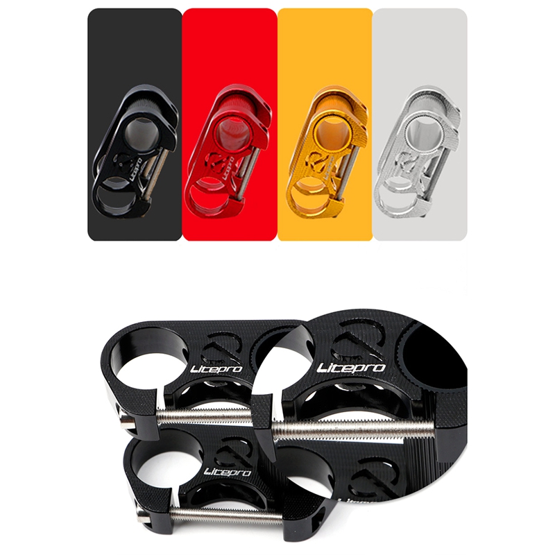 Litepro 25.4mm Bicycle Double Stem Riser MTB Bicycle Handlebar Stem ...