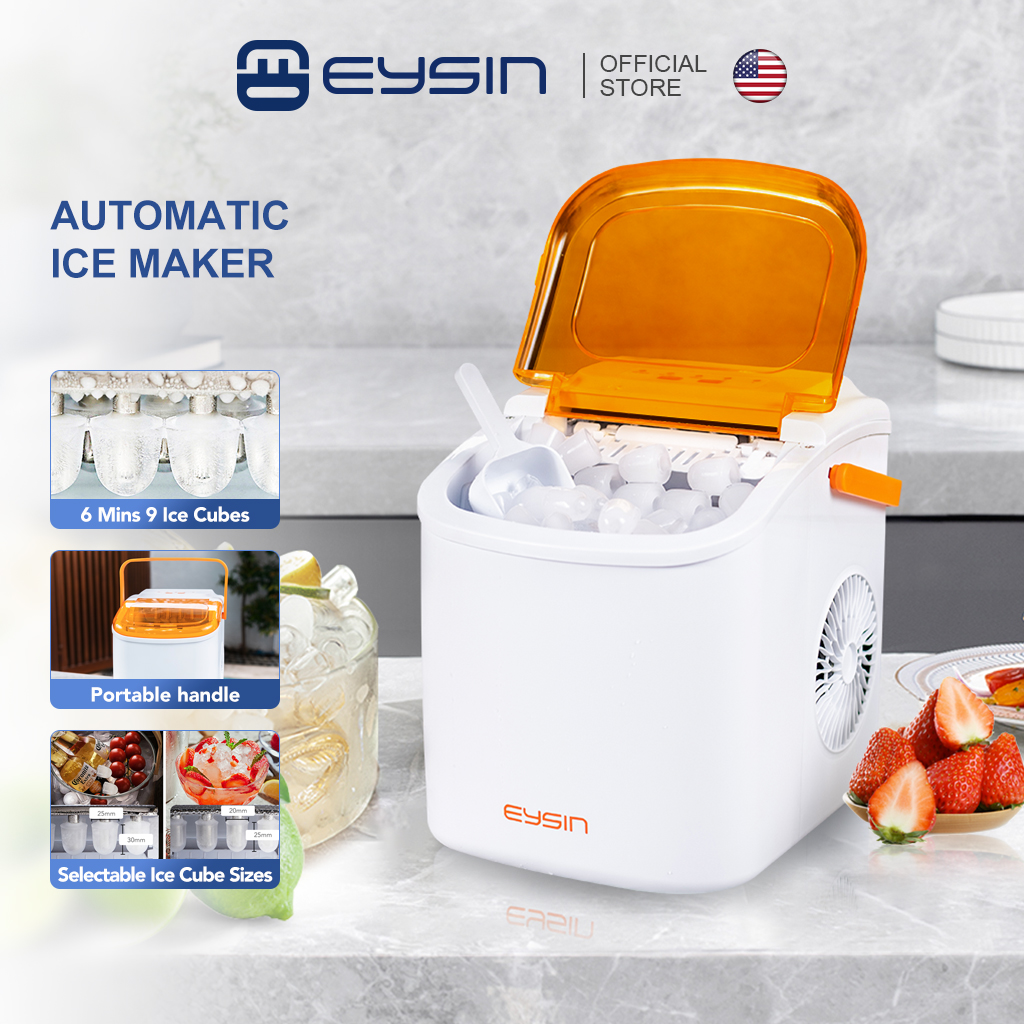 EYSIN IC20 Automatic Ice Maker Machine Fast Portable Household ...