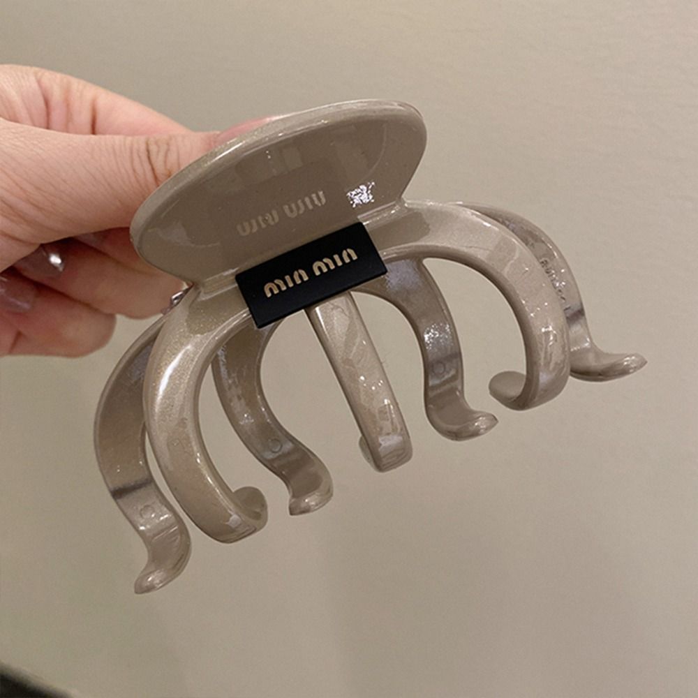 CHANBAEK ipit sa buhok for adult hair claw for women Pink Black Letter ...