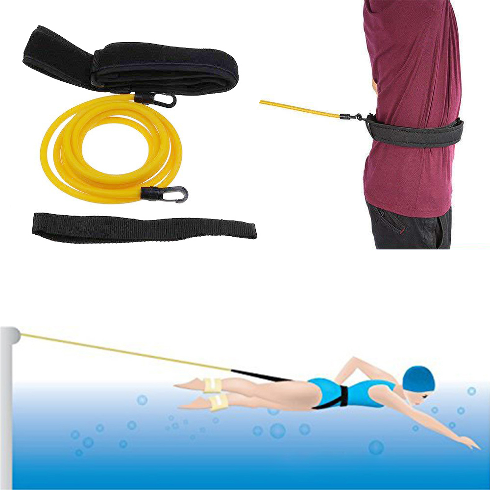 Sale Swimming Training Belt Stationary Swim Training Leash Cord Swim ...