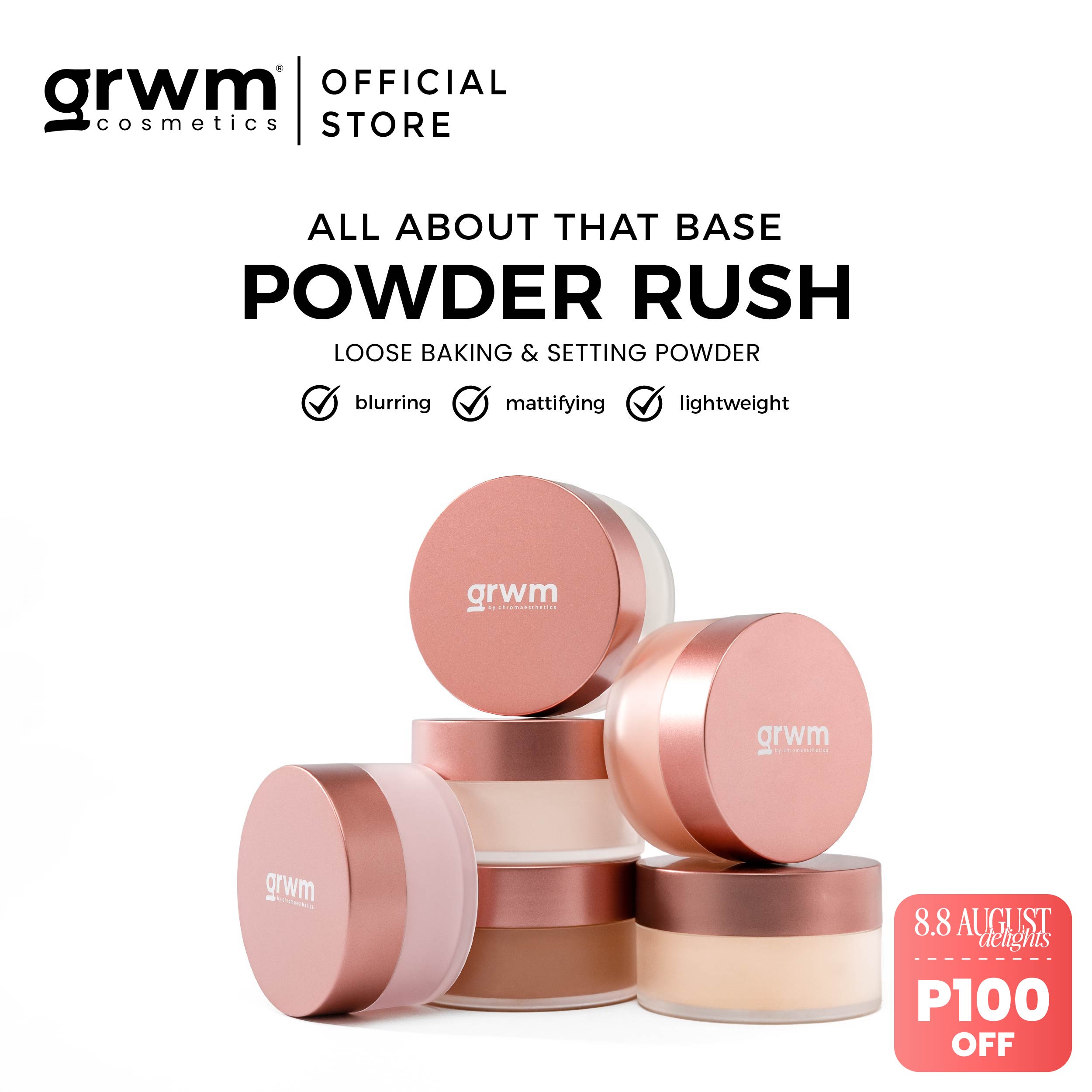GRWM Cosmetics Powder Rush - Loose Baking and Setting Powder | Lazada PH