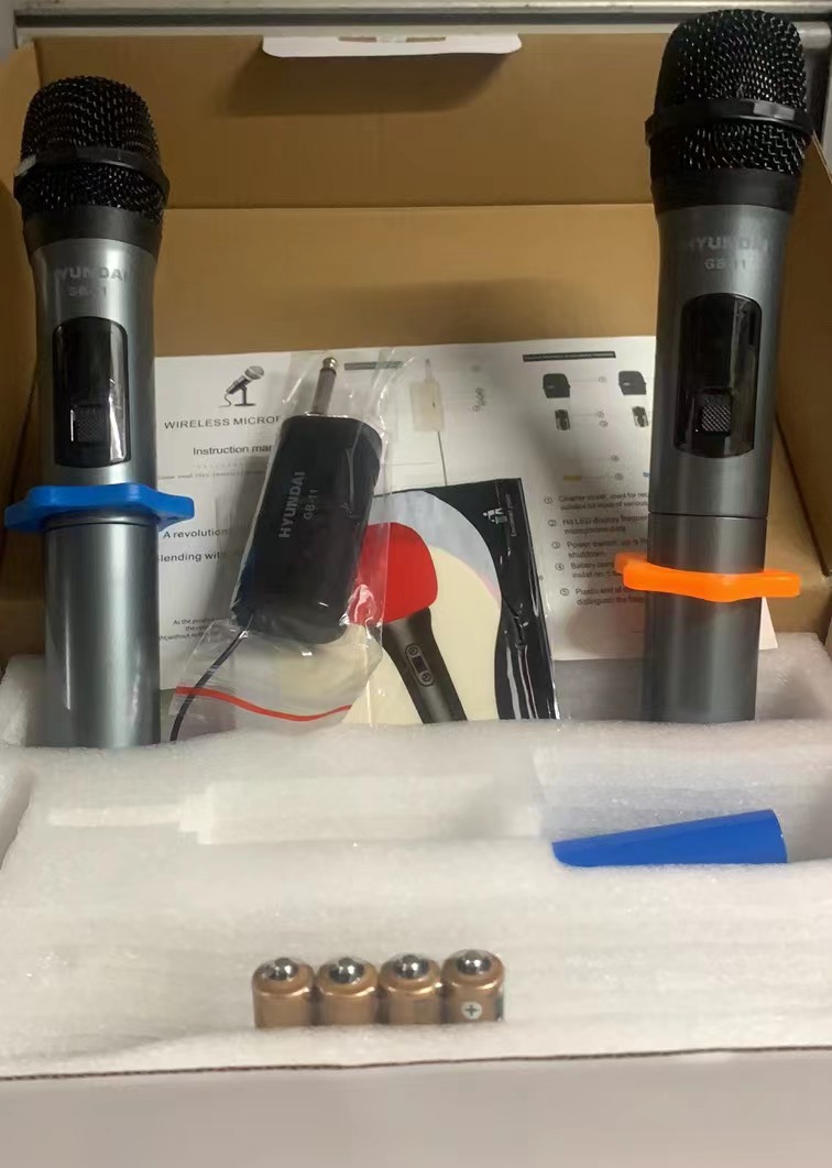 HDT HYUNDAI 2in1 UNIVERSAL WIRELESS MICROPHONE GB-11 | Lazada PH