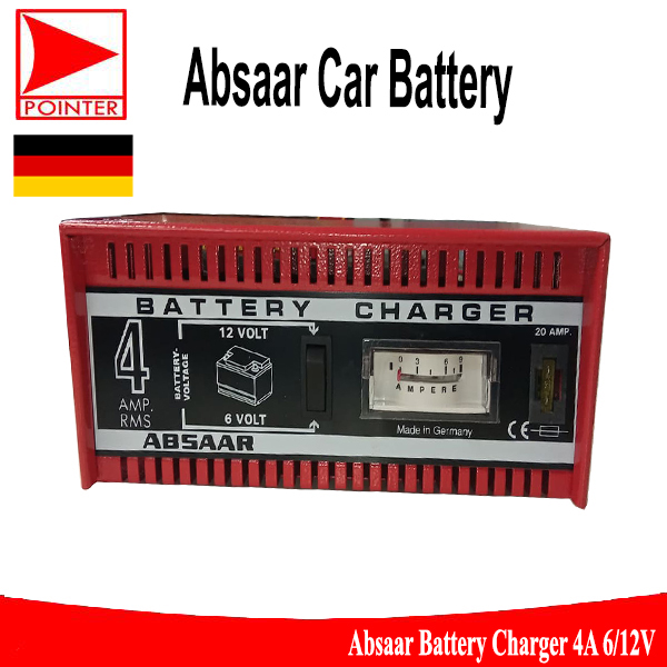 Absaar Car Battery Charger 4A 6/12V | Lazada PH