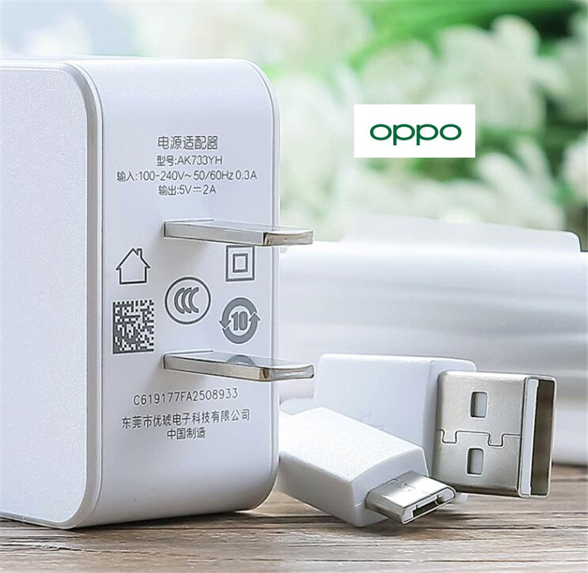 Original Oppo Micro USB Android 2A-5V Fast Charger Compatible To All ...