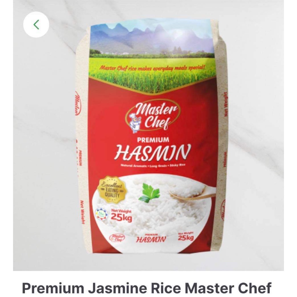 Master chef premium jasmine rice 25kg | Lazada PH