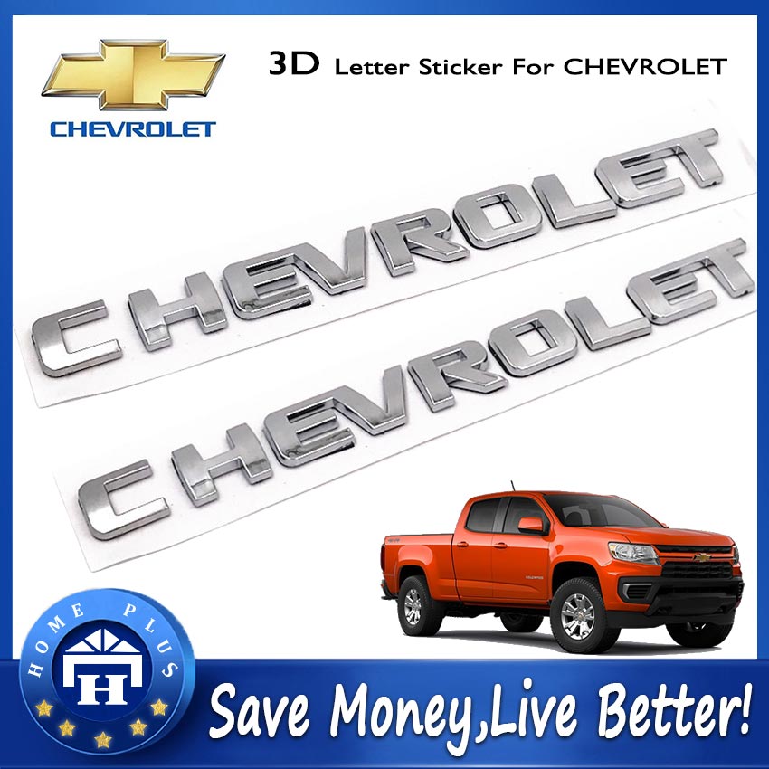 Car 3D Sticker for Chevrolet Corvette Car Trunk Letters Emblem Badge ...