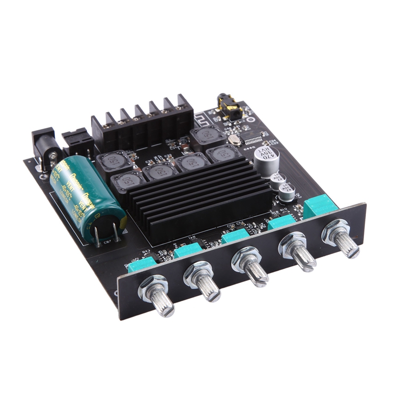 ZK-TB21 TPA3116D2 Bluetooth 5.0 Subwoofer Amplifier Board 50WX2+100W 2.1 Channel Power Audio ...
