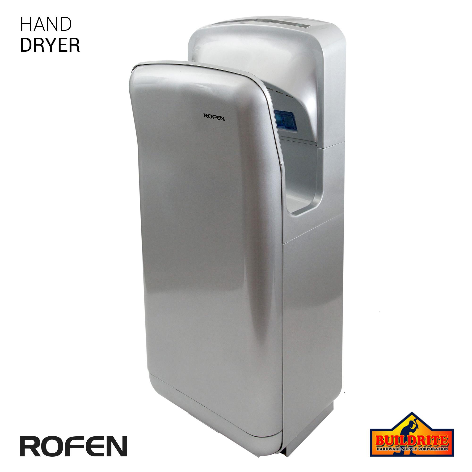Rofen RFN.HD2201B Automatic Air Jet Hand Dryer Grey | Lazada PH