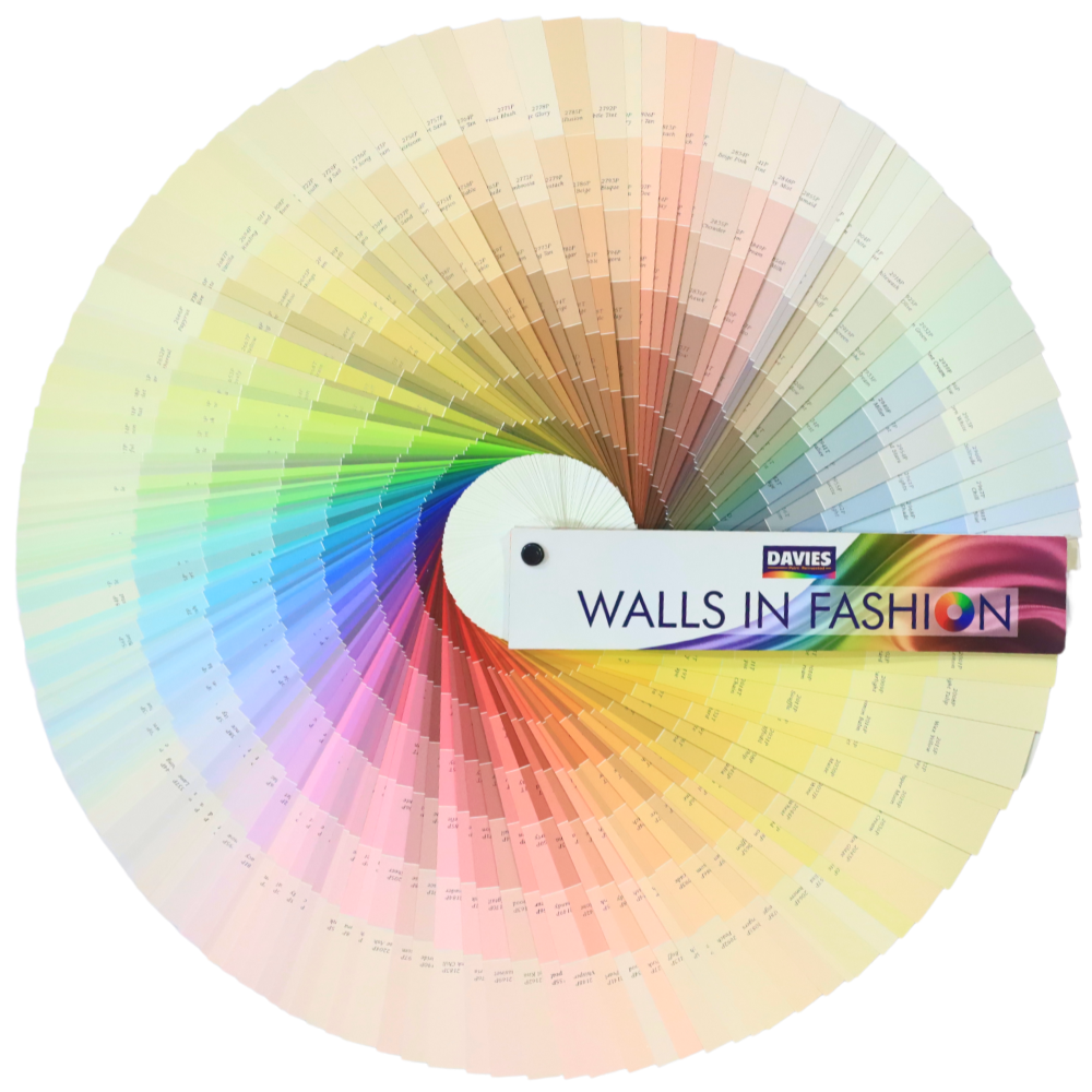 Davies Paints - WALLS IN FASHION Fan Deck (1008 Paint Colors, Custom ...