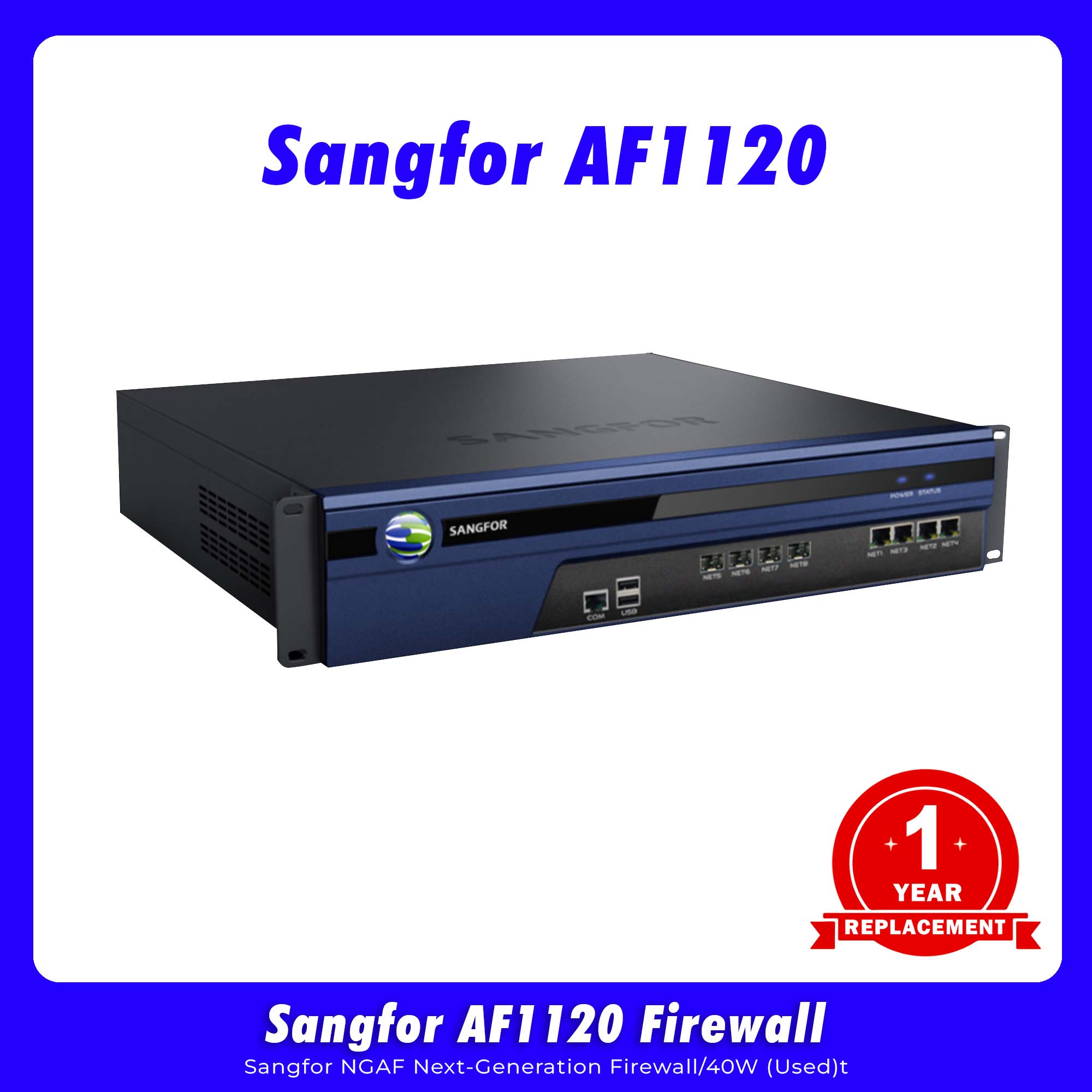 Sangfor AF1120 Firewall Sangfor NGAF Next-Generation Firewall/40W (Used ...