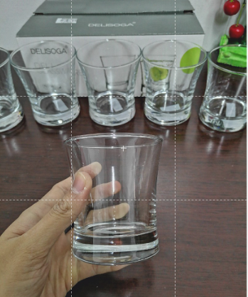 Delisoga Deli Glassware Drinking Set 6pcs transparent glassware (350mL ...