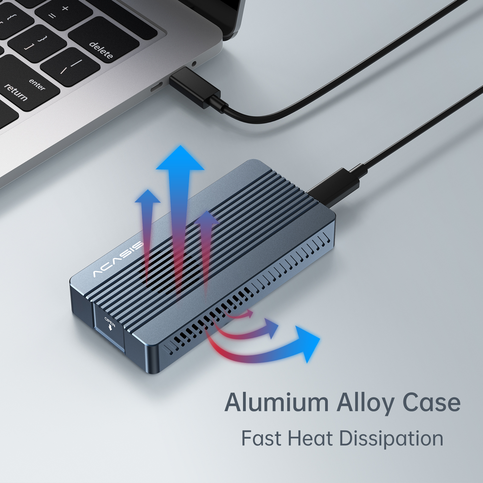 Acasis Thunderbolt 40Gbps NVME SSD Case External Hard Drive
