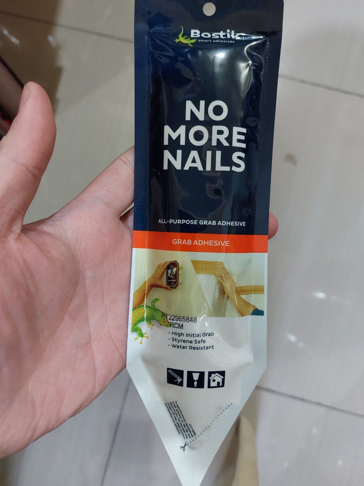 Bostik No More Nails / No More Nail Adhesive Glue 100 Grams For Vinyl ...
