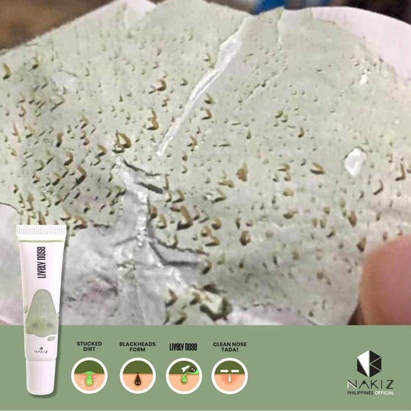 Betcha Nakiz Lively Nose Green Tea 15g Blackheads Remover Acne Remover Whiteheads Remover ...